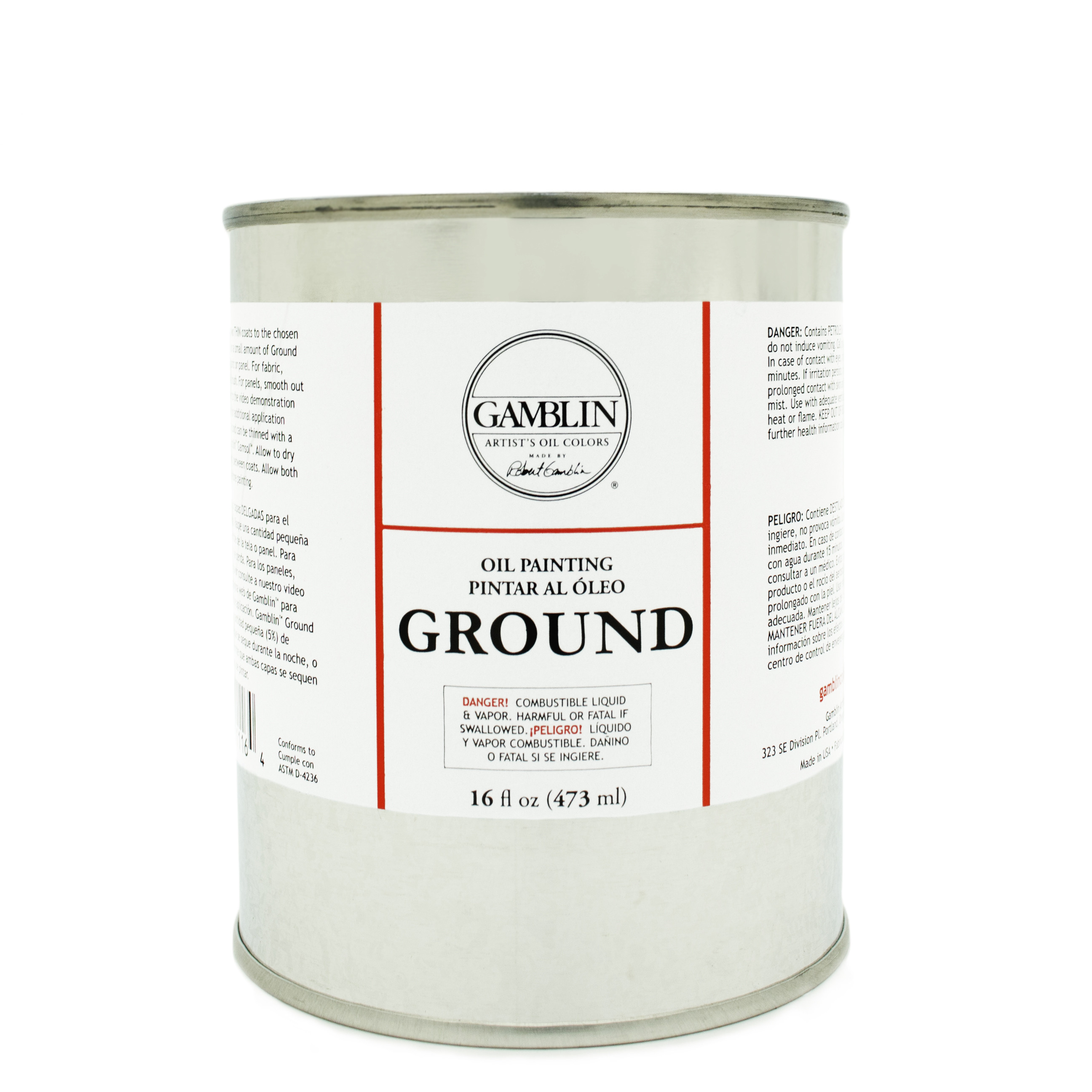 Gamblin Ground - Oil Primer - Primers, Mediums & Varnishes