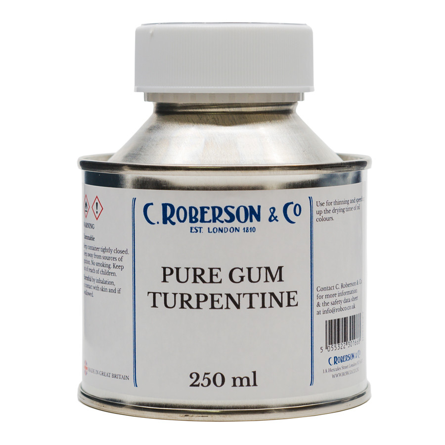 Roberson Gum Turpentine - Solvents - Primers, Mediums & Varnishes