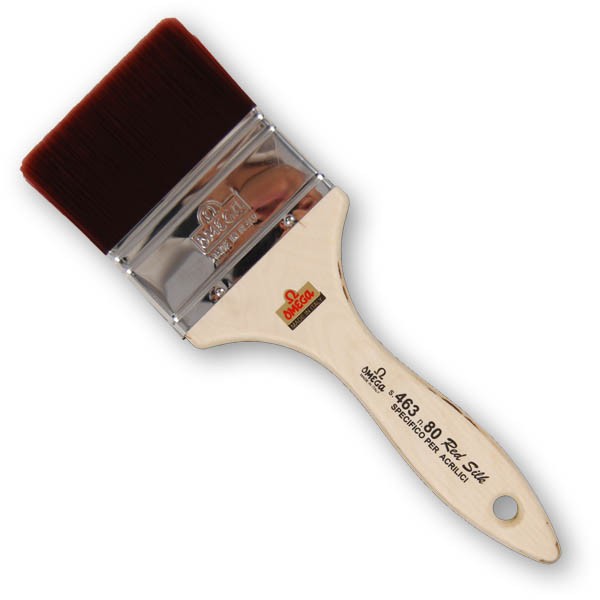 Omega Series 463 Red Silk Synthetic Spalter - Omega Brushes - Brushes
