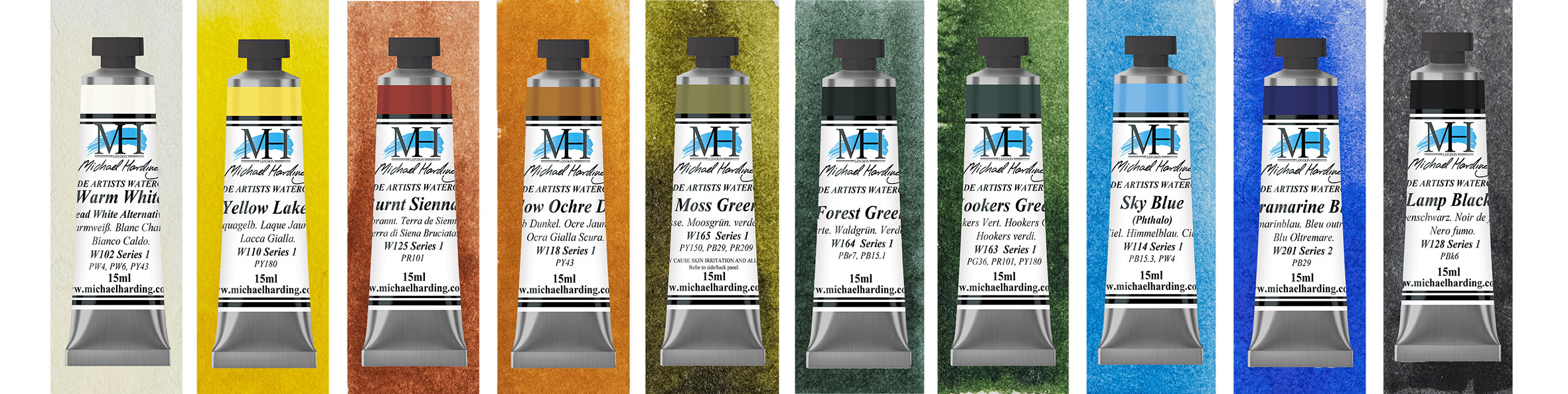 Michael Harding Watercolours Traditional English Landscape Set ...